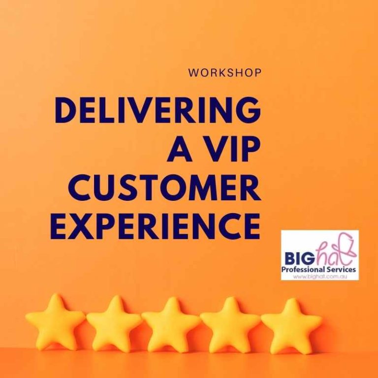 VIP Customer Experience Workshop | Big Hat